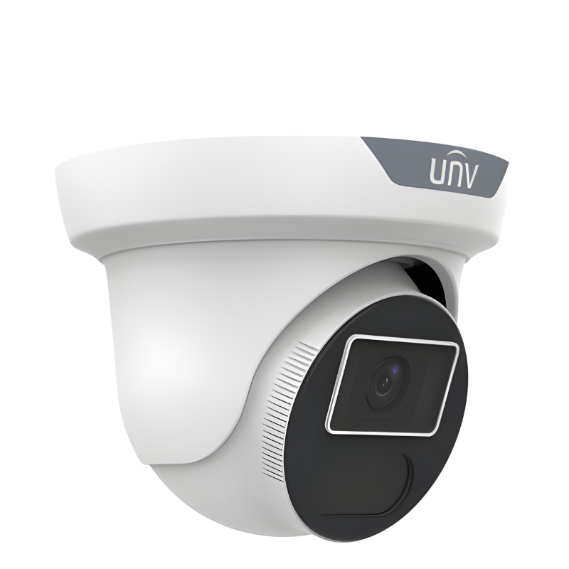 Uniview 5MP Eyeball Network Camera – Lighthunter, IR, AI, Fixed, 2.8mm, White (IPC3615SS-ADF28K ...